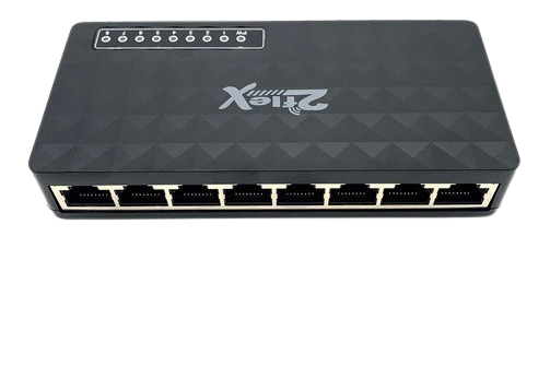SWITCH 8 PORTAS 10/100 2FLEX 2F-N1008N 2FLEX | Sawasul Distribuidora