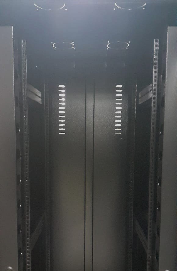 RACK MODULAR 36UX770MM PRETO C/ DUAS GUIAS VERTICAIS PRETO SAWABOX ...