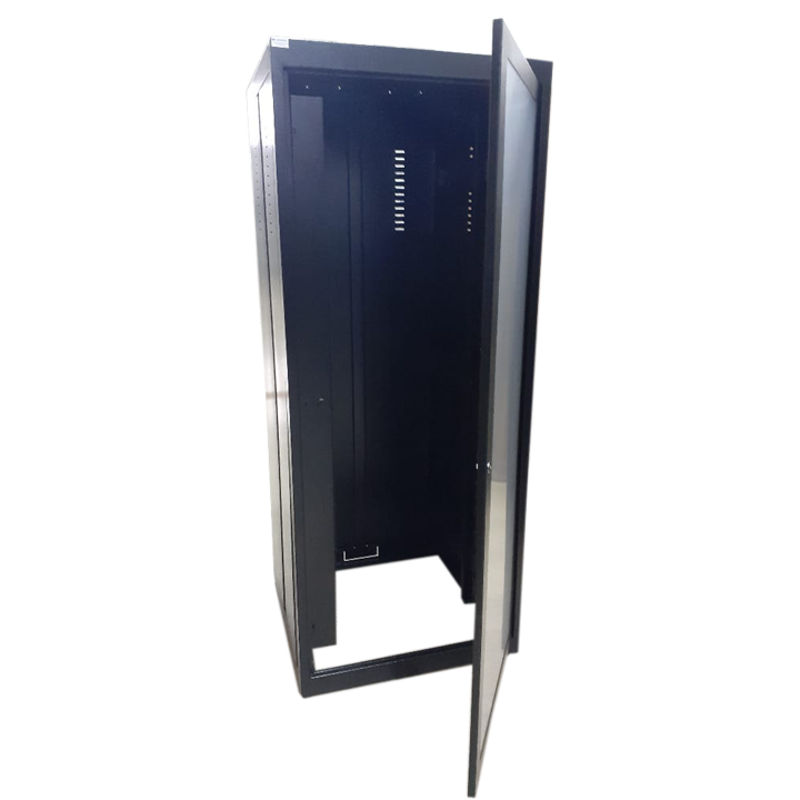 RACK MODULAR 36UX770MM PRETO C/ DUAS GUIAS VERTICAIS PRETO SAWABOX ...